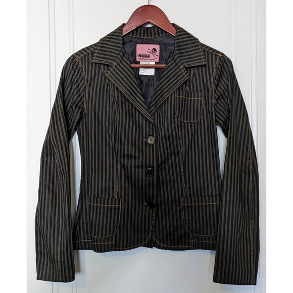 Serious Clothing | Jackets & Coats | Vintage Serious Clothing Striped ...